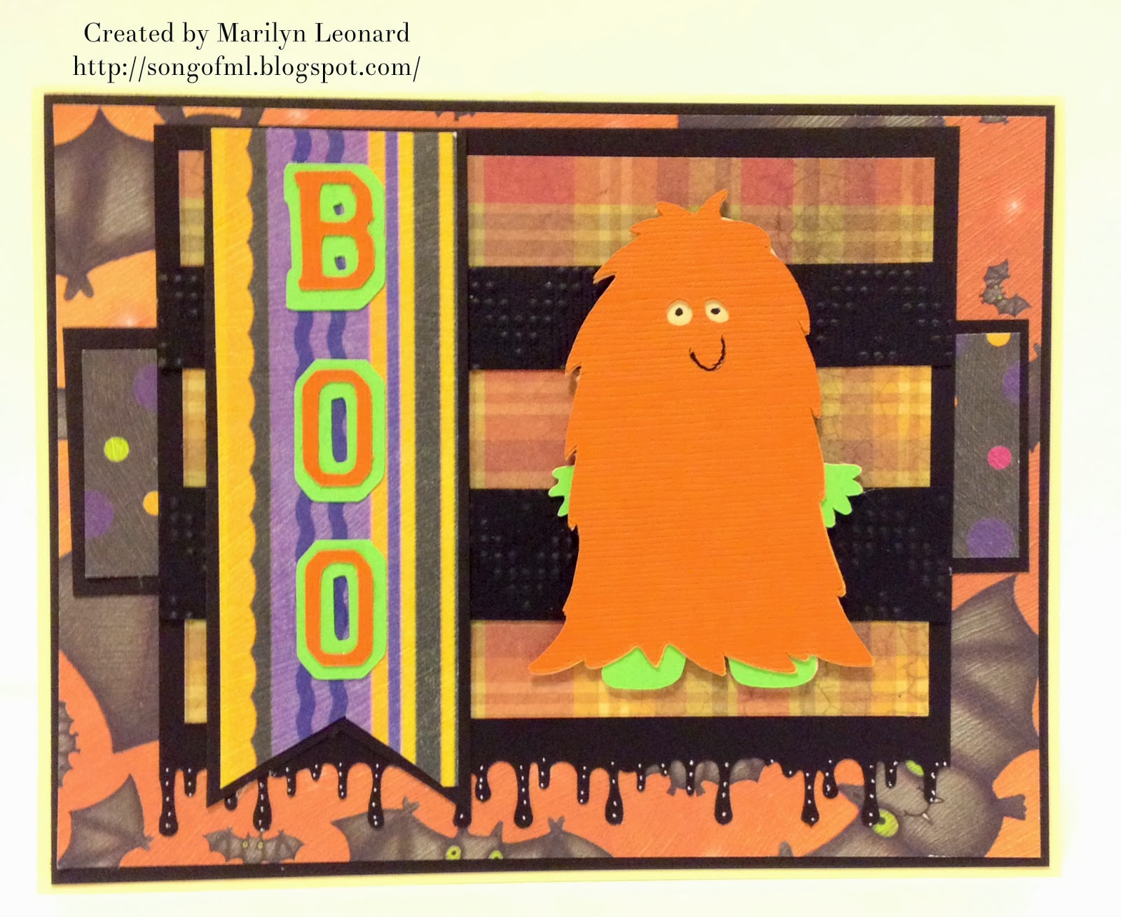 ~ Marilyn's Crafts ~: Fuzzy Monster