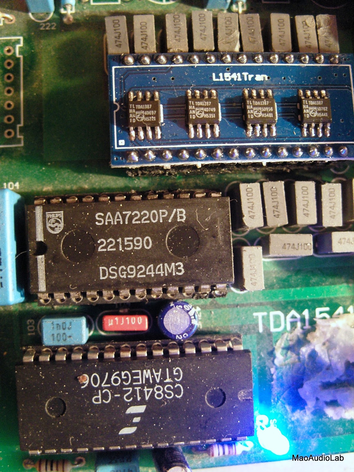 Mao Audiophile Modifications: TDA1387 x 4 DAC + 6N2P tube comes very ...