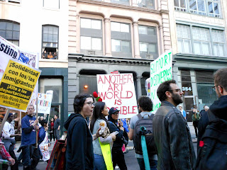 Quotidian New York: De-Colonize Turtle Island, May Day, NYC