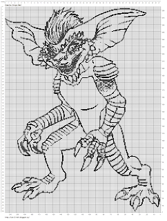 Cro Knit Inspired Creations By Luvs2knit: Gremlins Gizmo Stripe