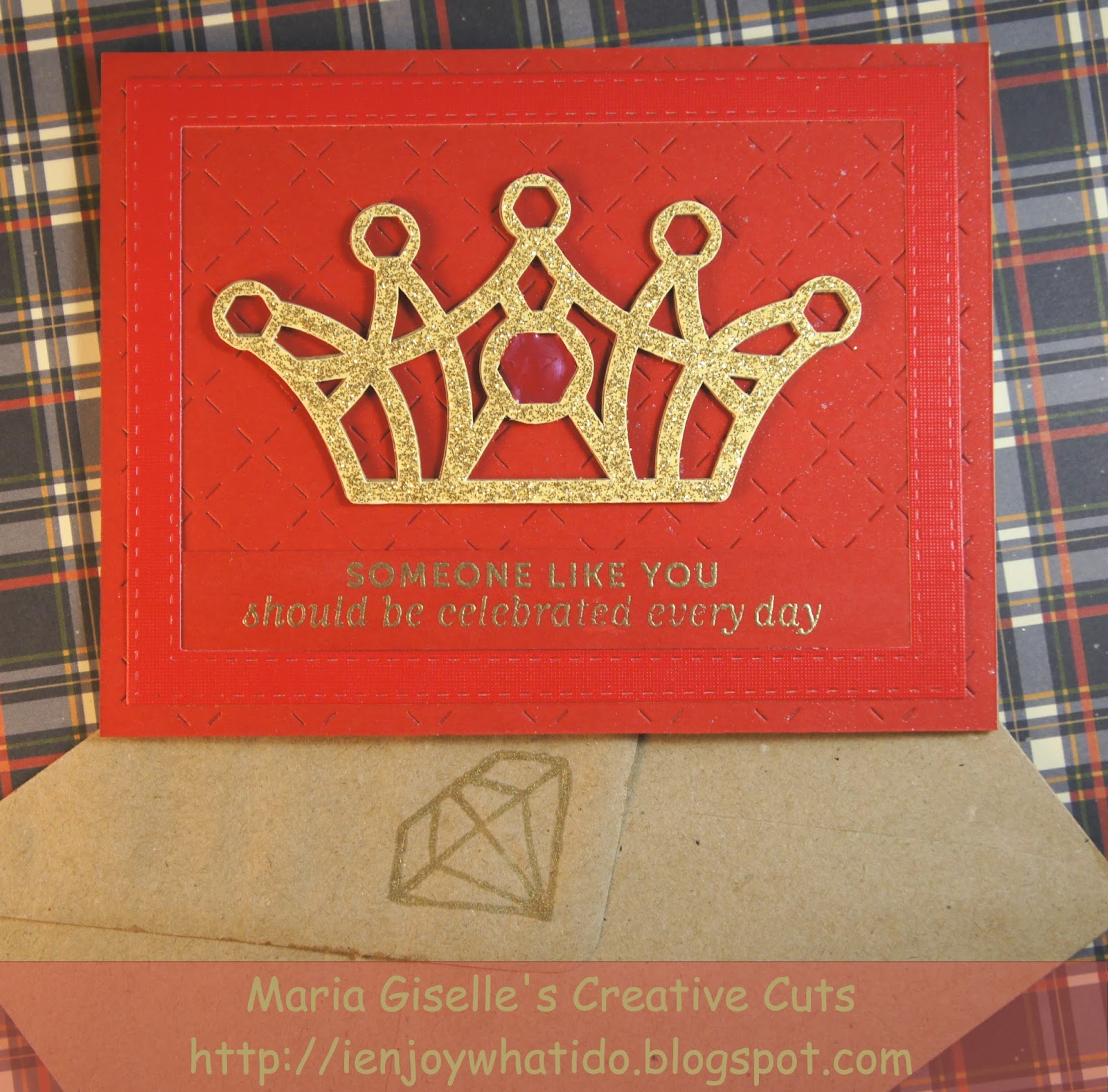 Maria Giselle's Creative Cuts: Crown and Card Gift Pair