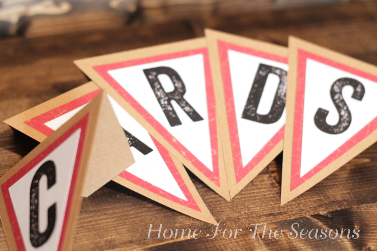 Home for the Seasons: Banner Themed Card Box