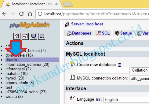 TUTORIAL MENAMBAHKAN DATA KE DATABASE MySql MENGGUNAKAN WEB PHP (CRUD #1) ~ mahasiswasantuy