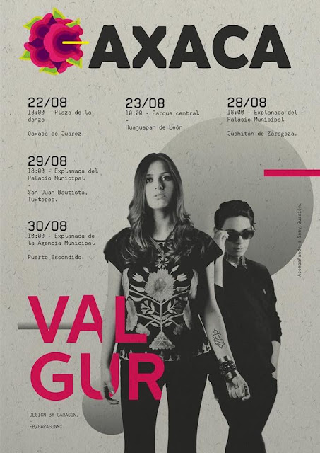 Conciertos de Valgur en Oaxaca, Agosto 2015 - Vive Oaxaca - Turismo y ...