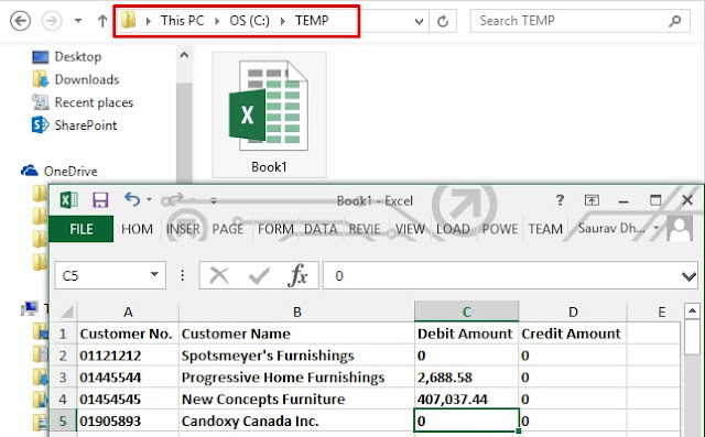 Microsoft Dynamics Nav 2016 Save Export To Excel