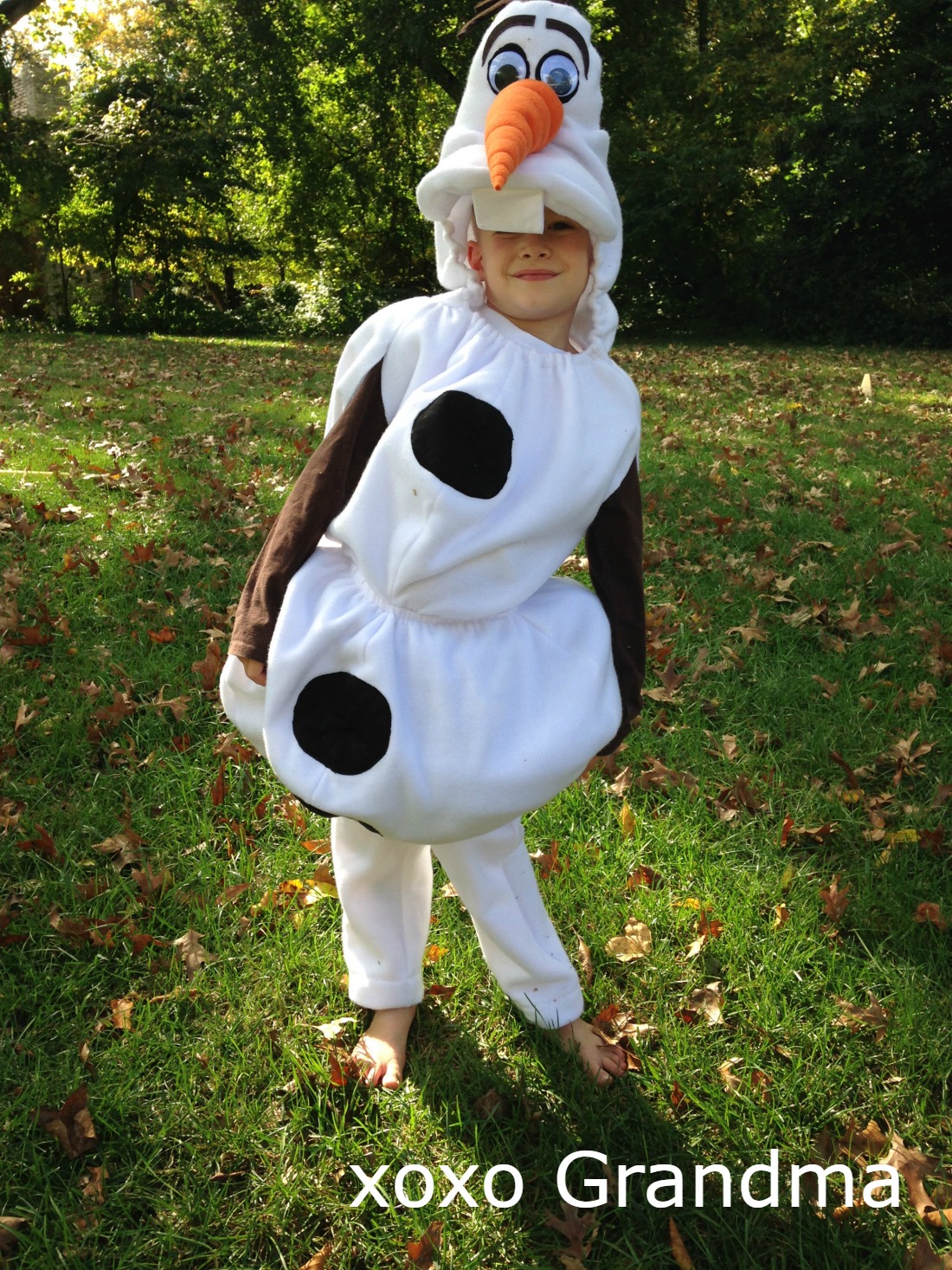 xoxo Grandma: How to Make an Olaf Snowman Costume
