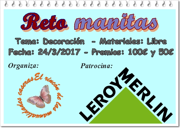 El rincón de las manualidades caseras.: Reto Manitas, con interesantes ...