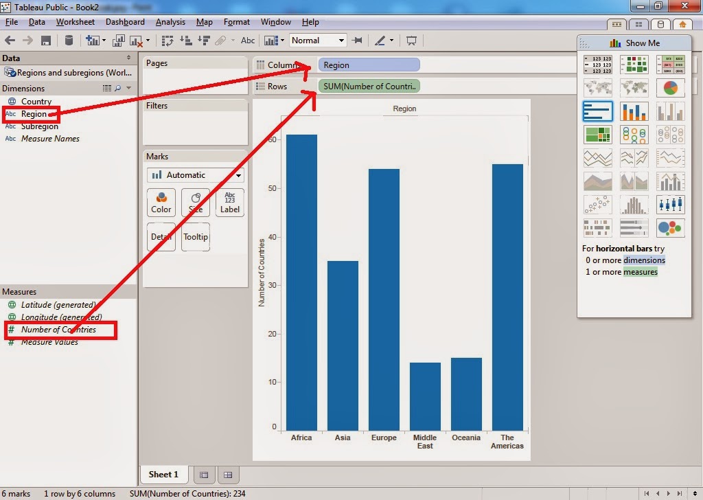 Know Tableau Creating Simple Bar Chart In Tableau Know Tableau Creating Simple Bar Chart In Tableau