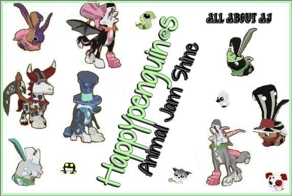 Happypenuin's Animal Jam Shine: New emoticons and actions!