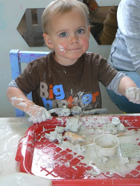 The Art Pantry: Messy Clay Discoveries and Pinch Pots