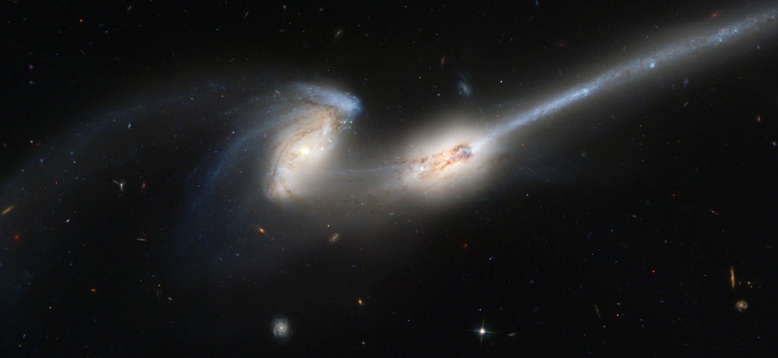 Beautiful Space and Universe: Collision in Space