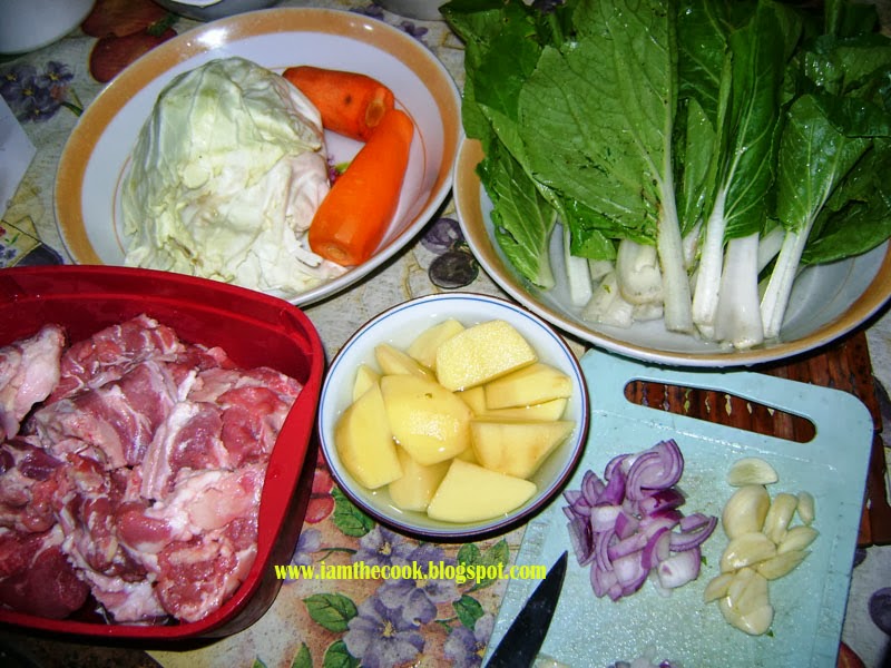 i am the cook!: Boiled Pork Soup with Vegetables (Nilagang Baboy na May ...
