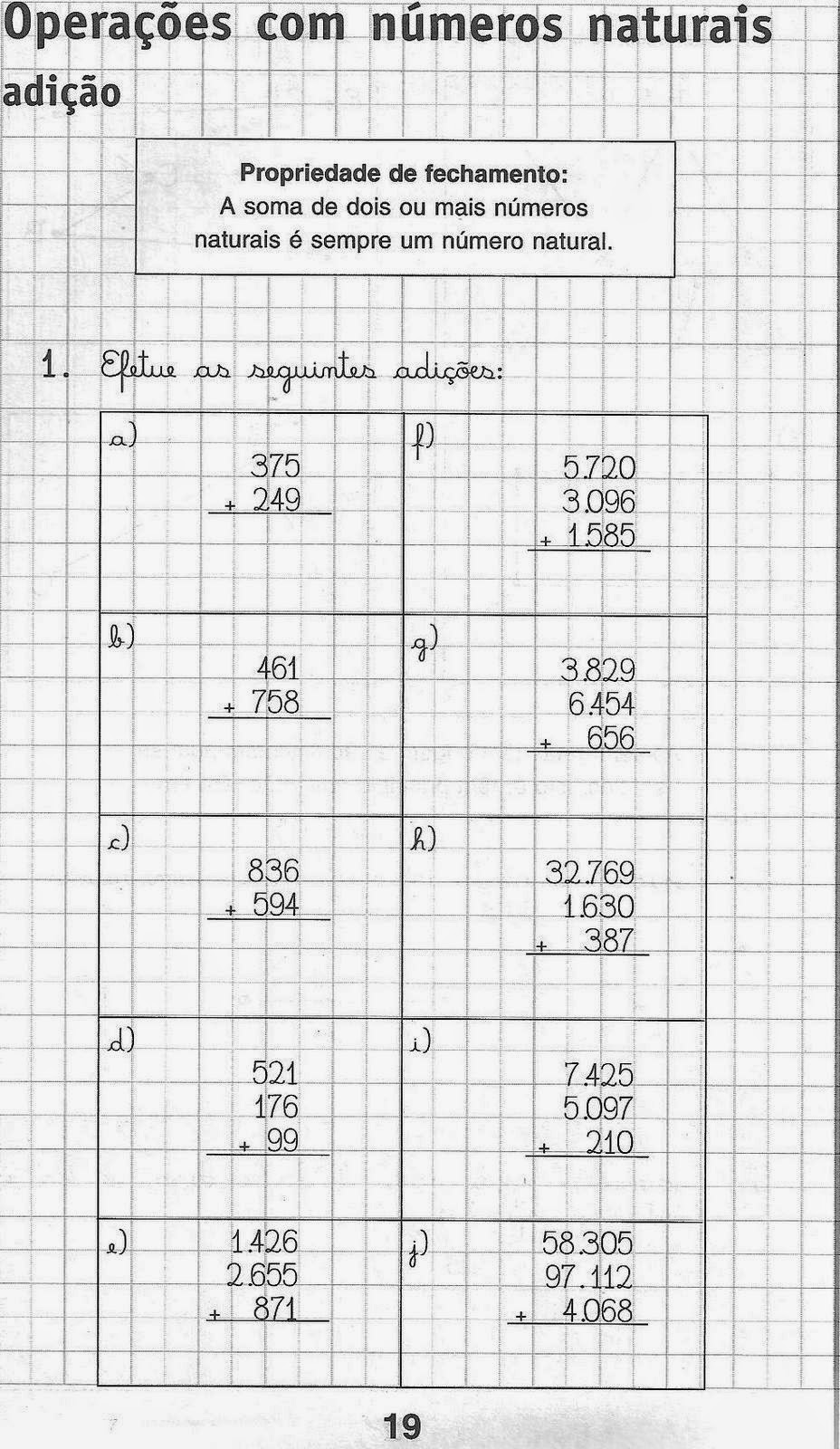 Pedagogia & Cia...: Atividades de Matemática do 5º ano para imprimir