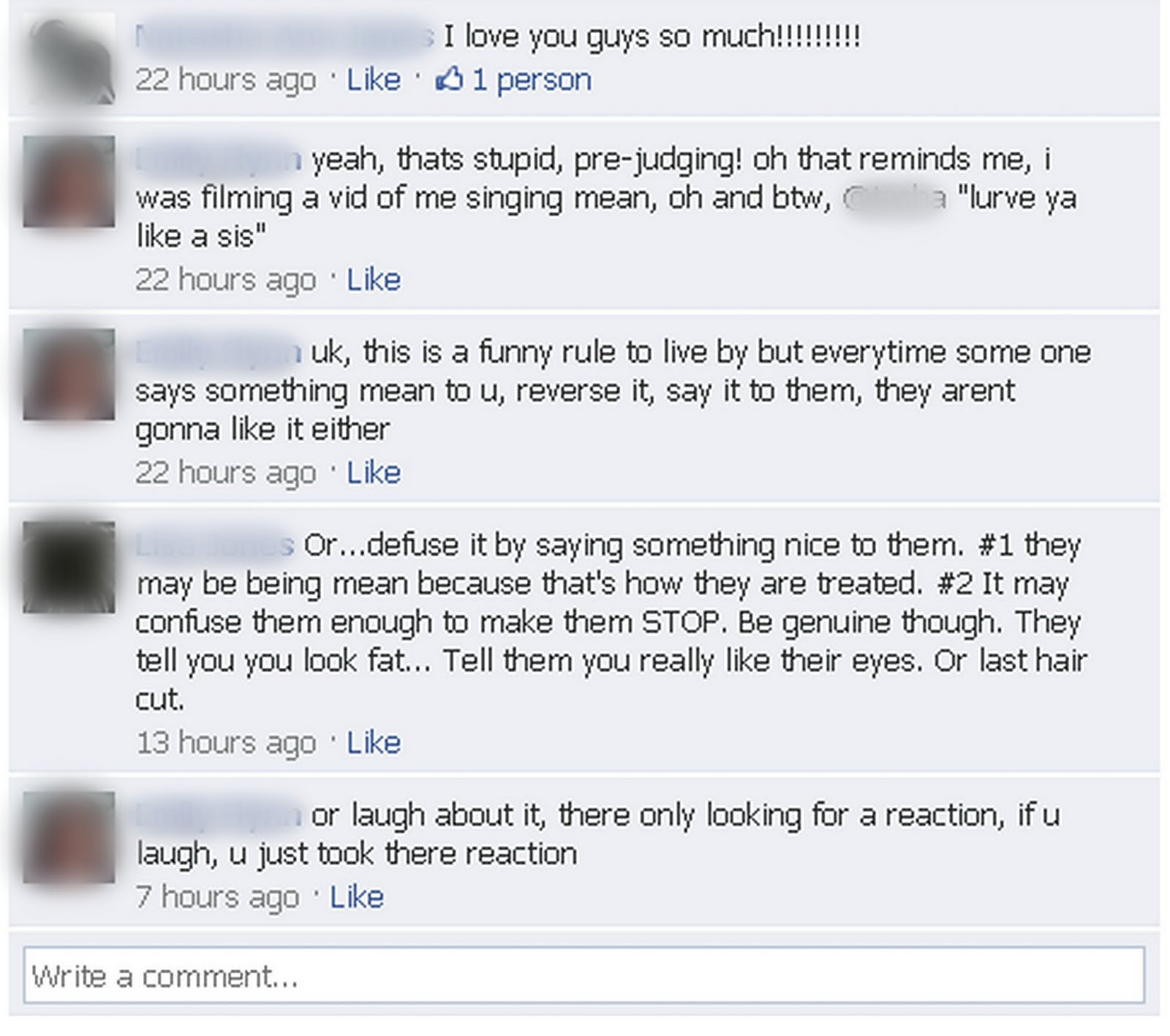 A Sister's Love: An Inside Look at Bullying: Bullies don't take a ...