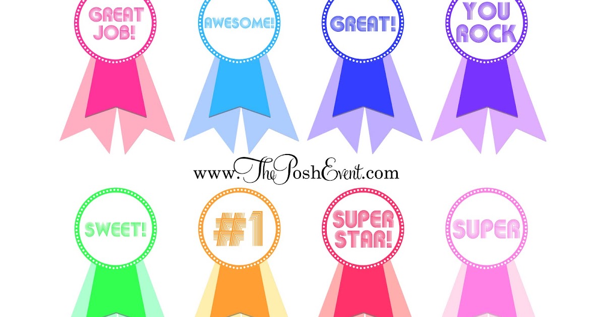 The Everyday Posh: Freebie: Reward Stickers