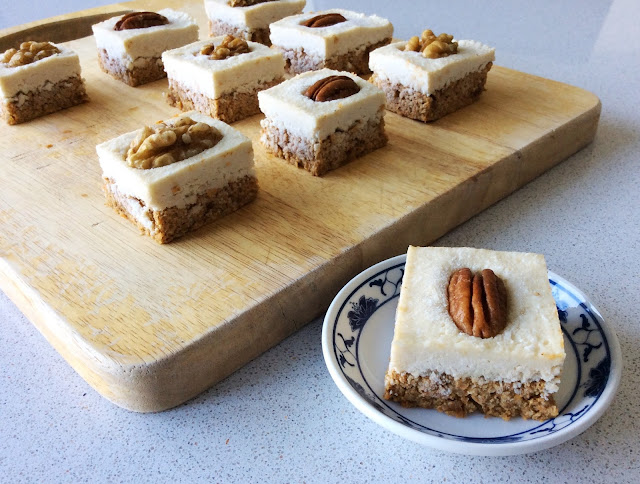 Raw Carrot Cake Squares