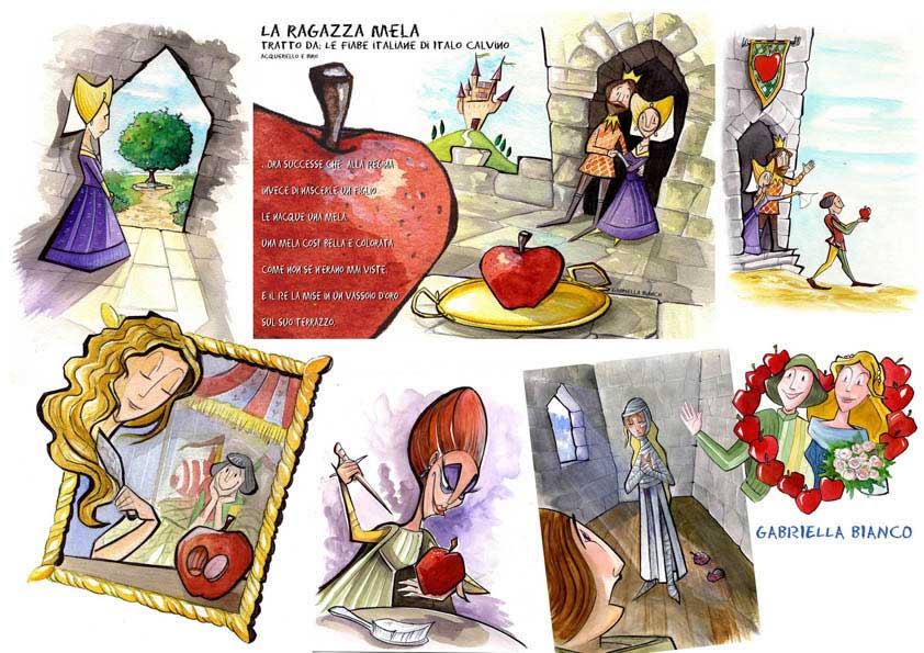 Gabriella Bianco, illustrazioni e scenografie: Fiabe Italiane di Italo ...