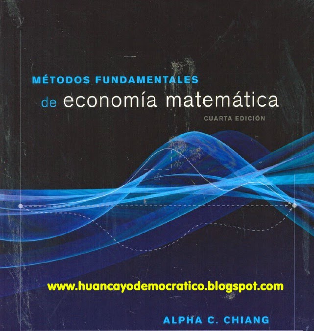 Descargar métodos fundamentales de economía matmática de Alpha Chiang ...