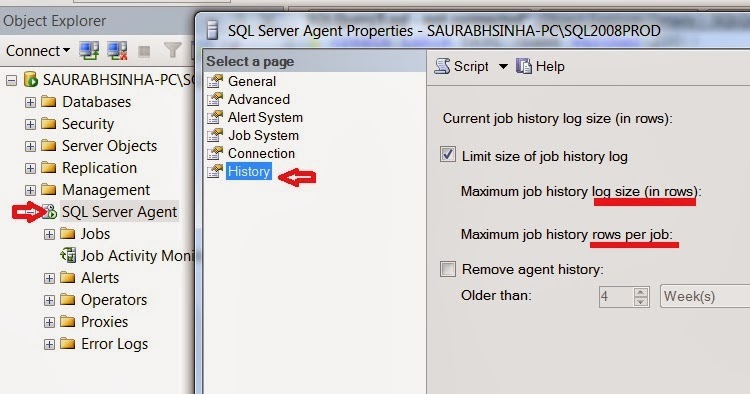 SQL Server Full Job History - Algae Education Services