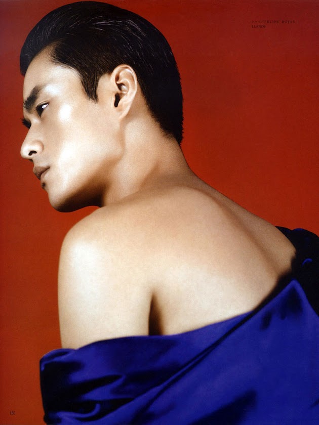 ASIAN MODELS BLOG: EDITORIAL: Zhao Lei in Vogue Homme Japan #6, Spring 2011