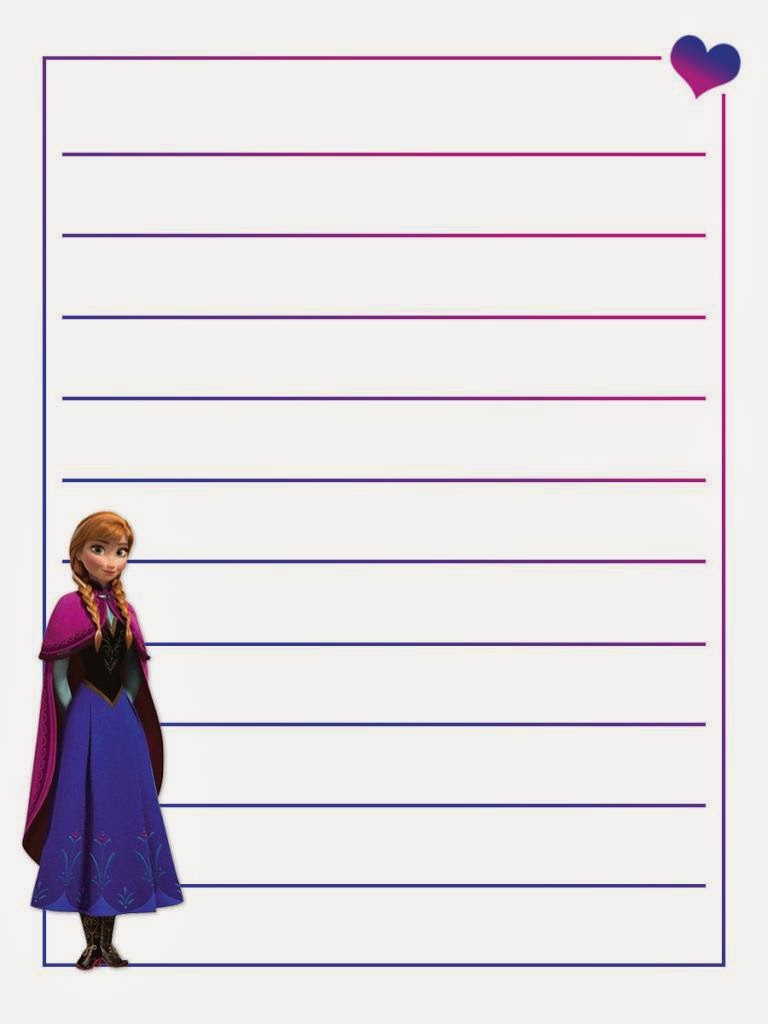 Frozen Free Printable Notebook. - Oh My Fiesta! in english