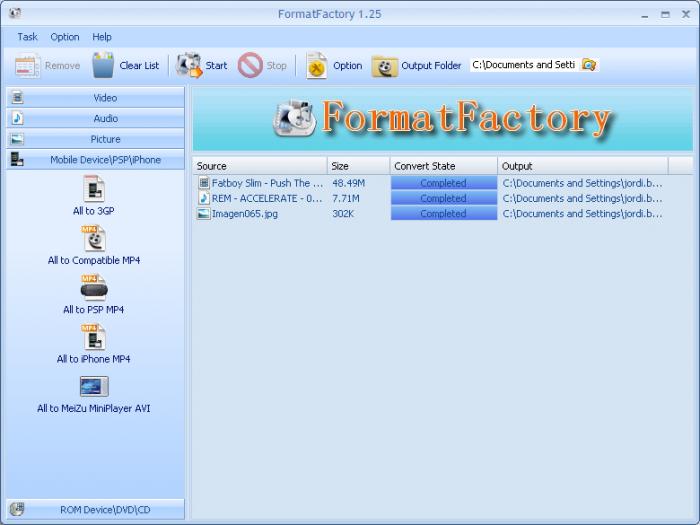Entredescargas: Format Factory: descargar gratis