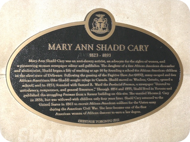 WORDS FROM MURPHY BROWNE: MARY ANN SHADD-CARY AND THE PROVINCIAL FREEMAN