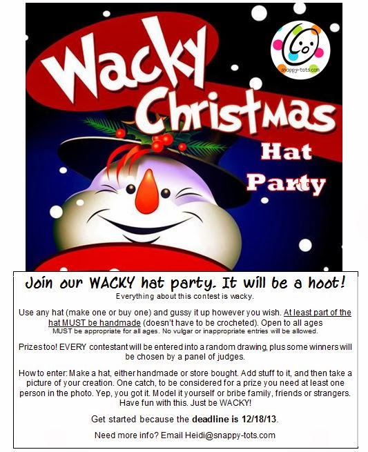 snappy tots: Wacky Christmas Hat Challenge