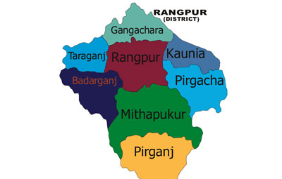 Rangpur District: Rangpur-map 1