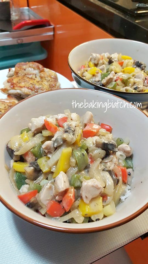 The Baking Biatch || by Cynthia Lim: One-pot Creamy Chicken