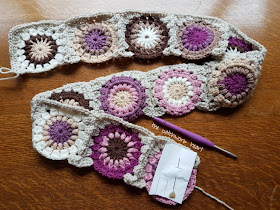 The Patchwork Heart: Continuous Join As You Go With Circles Tutorial