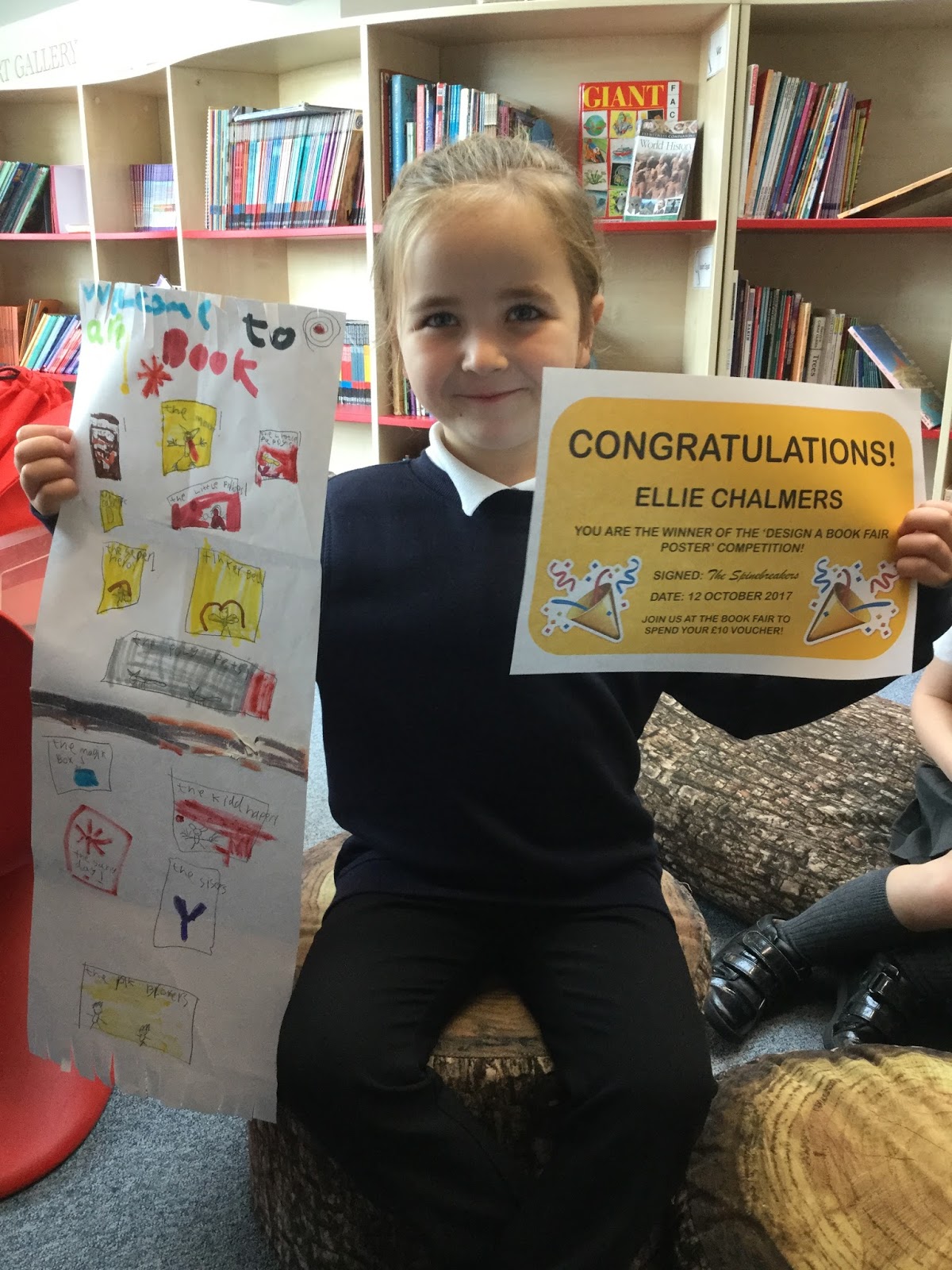 Broadford Library: Design A Book Fair Poster Winner Announced!