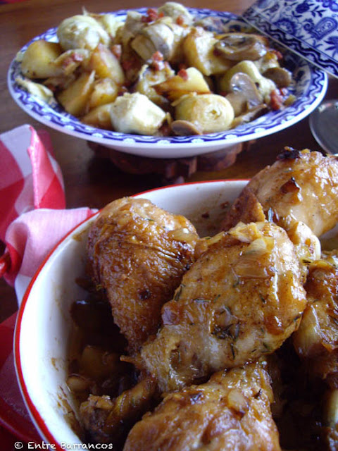 Entre Barrancos (COCINA): Pollo o conejo al tomillo