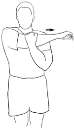 HEALTH AND BEAUTY: CROSSOVER ARM STRETCH FOR SHOULDER PAIN