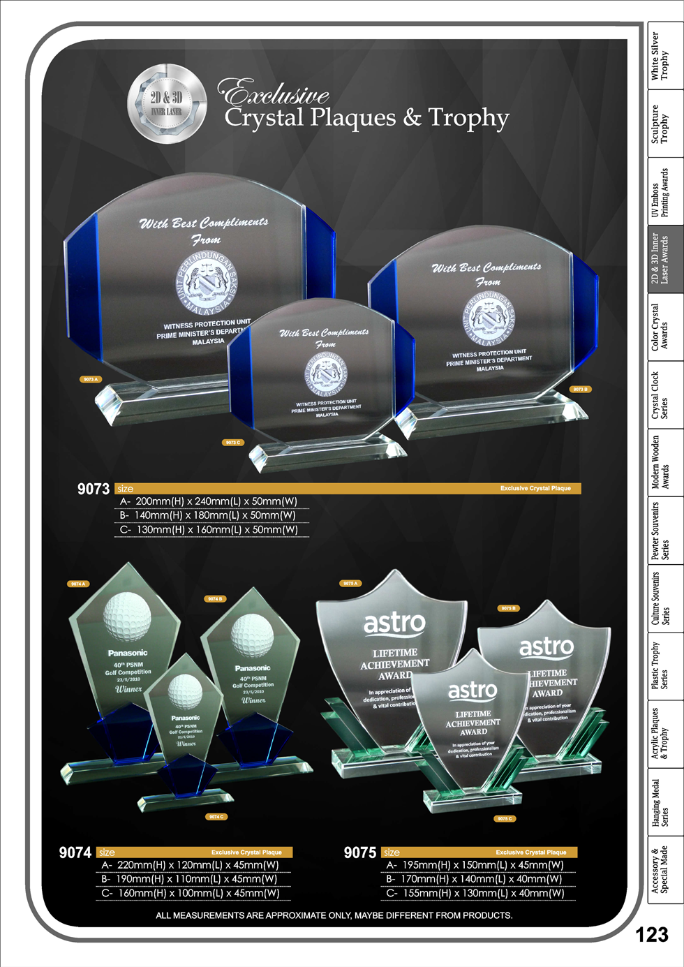 CRYSTAL PLAQUE | Trophy Supplier | Trophy Malaysia | Plaque Malaysia ...