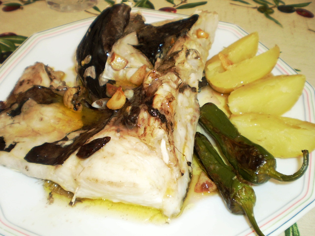 COCINA SIN TONTERIAS: Cogote de merluza al Orio