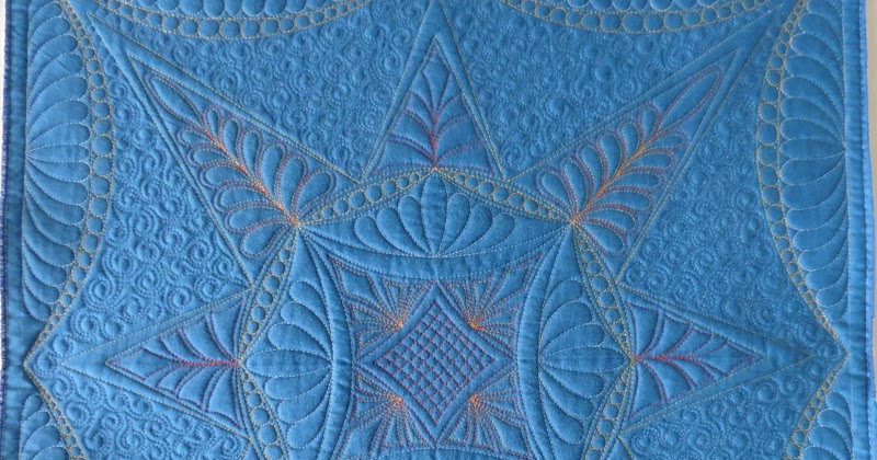 The Quilt Yarn: Patsy Thompson's January 2018 Ruler Work Winter Course