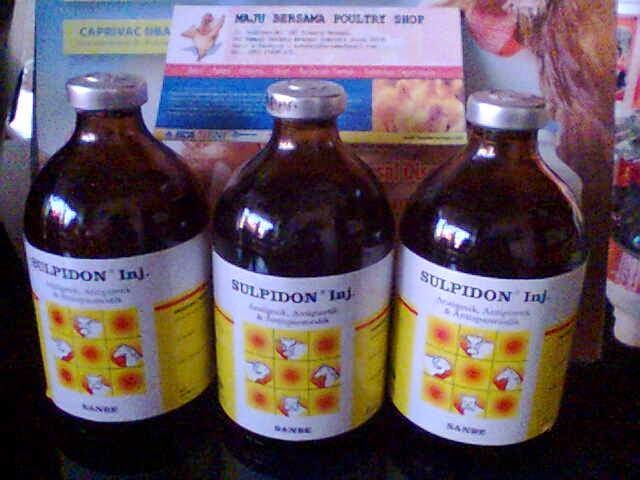 MAJU BERSAMA Poultry Shop: PT. Sanbe Sulpidon® Inj. (Injection) : Obat ...