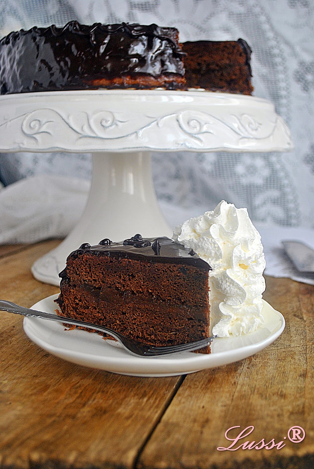 Lussi`s World of Artcraft: Торта Сахер (Захер) / Sacher Torte (Cake)