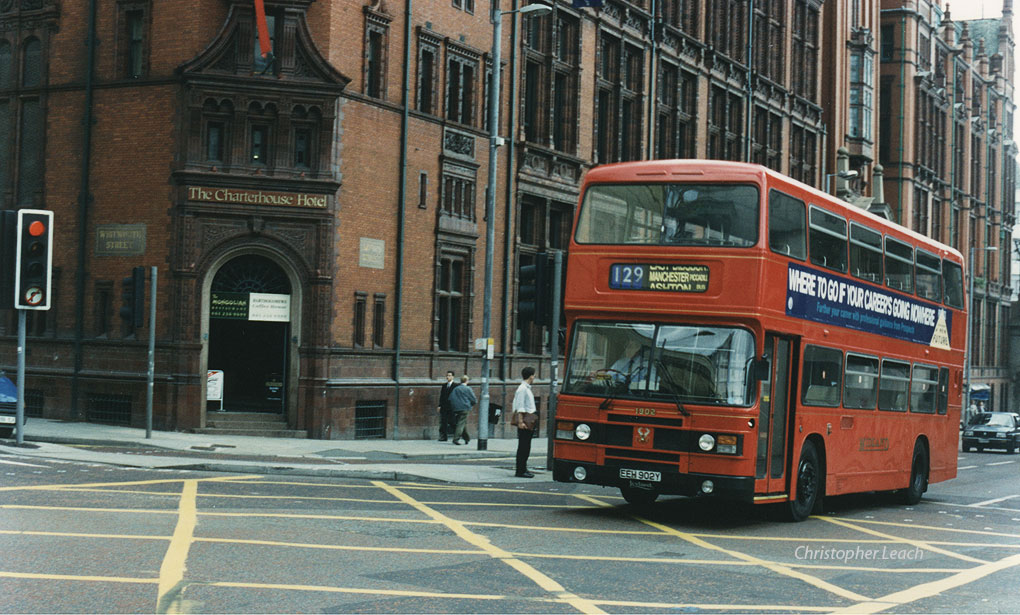 Busworld Photography: How Surreal: A Midland Red bus in Manchester