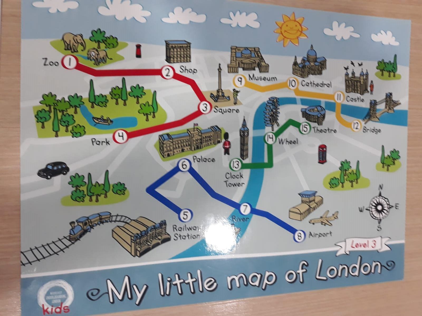 "My little map of London". Una forma divertida de aprender inglés