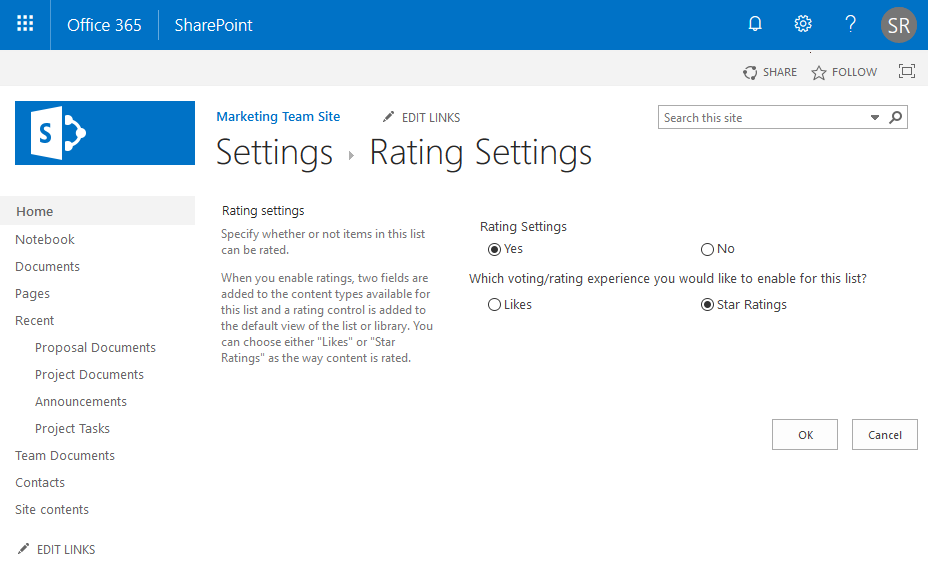 SharePoint Online: How to Enable Rating in List using PowerShell? - SharePoint Diary