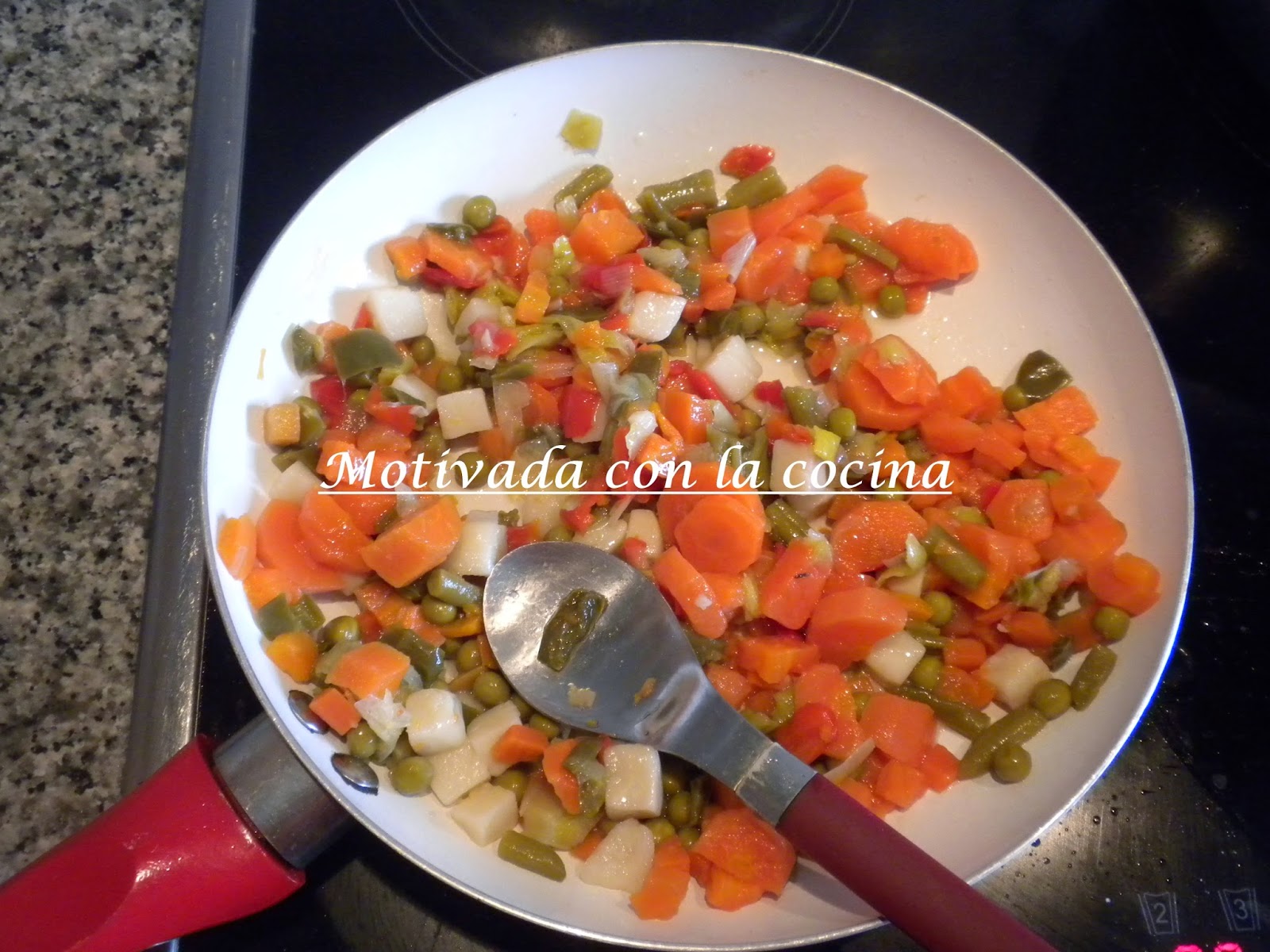 MOTIVADA CON LA COCINA: Lenguado sobre verduritas