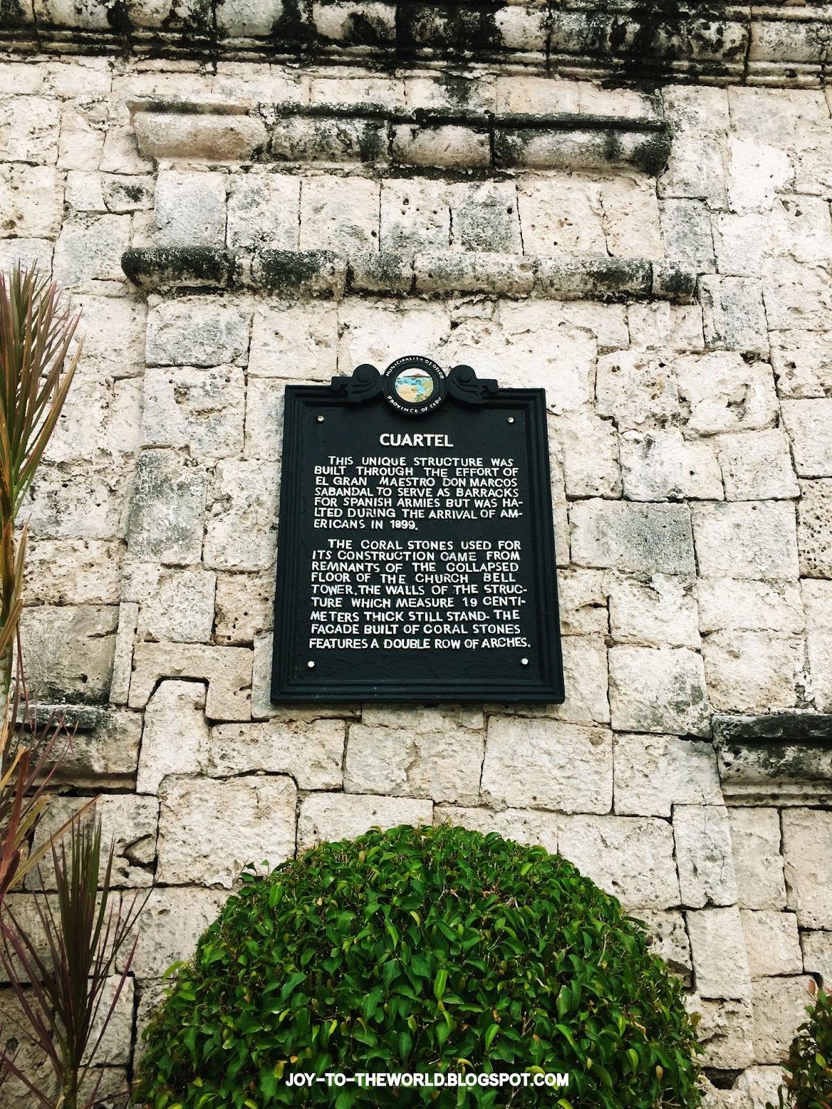 A Side Trip to Cuartel - The Ruins of Oslob — Veronica Decides to Blog