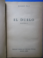 LA PLUMA LIBROS: EL DUELO - ROGER PLA