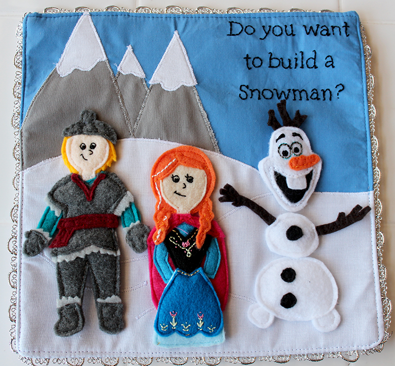 Get Your Craft On: Princess Quiet Book - Anna, Elsa, Kristoff, Olaf & Sven