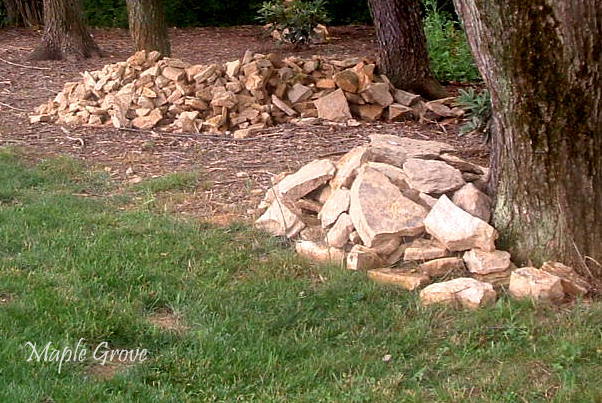 Maple Grove: Building a Stone Cairn