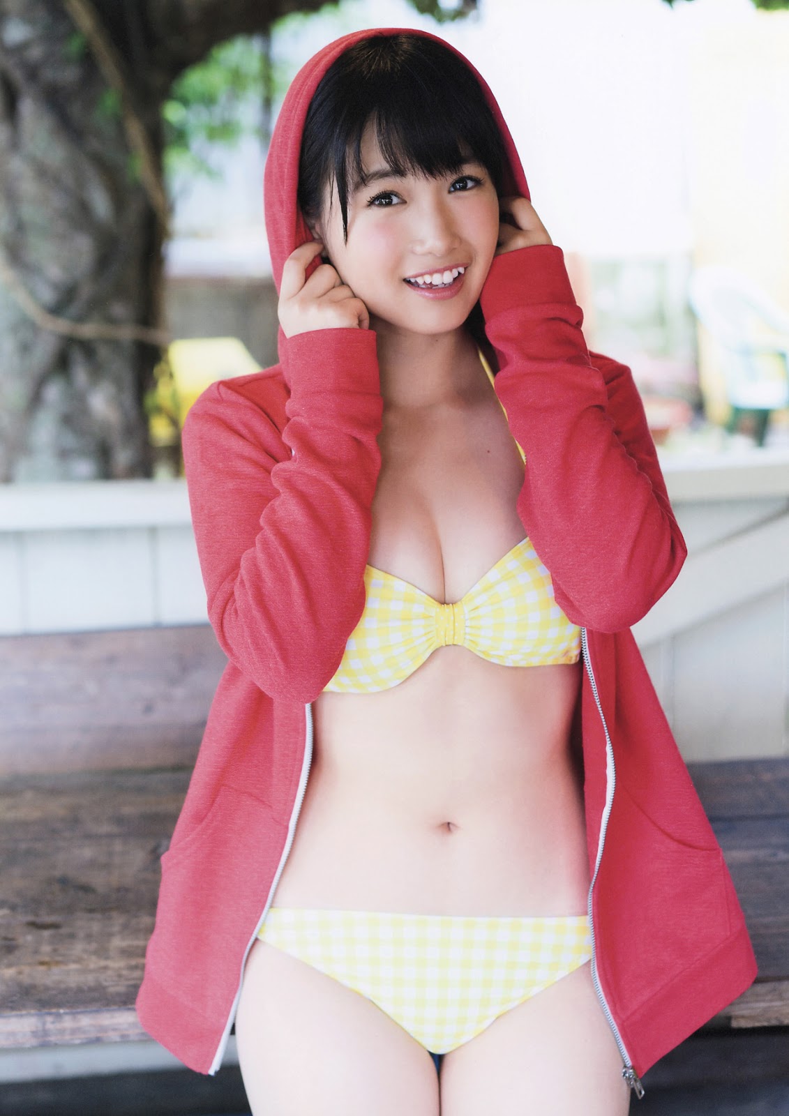 Tomonaga Mio 朝長美桜 HKT48 1st Photobook [Hinata (日向)] - Idol. gravureprincess .date