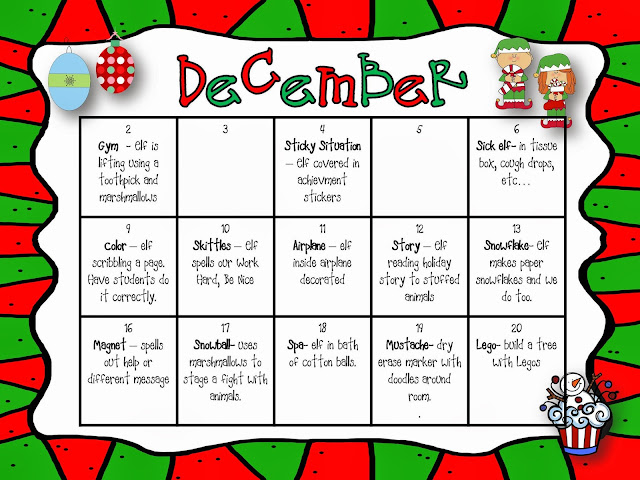 Getting ready for the Elf (FREEBIE!) - SSSTeaching