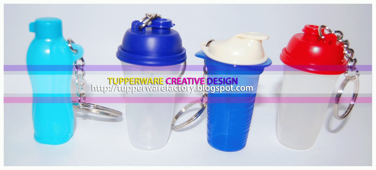 TUPPERWARE CREATIVE DESIGN: TUPPERWARE KEYCHAINS AND MAGNETS